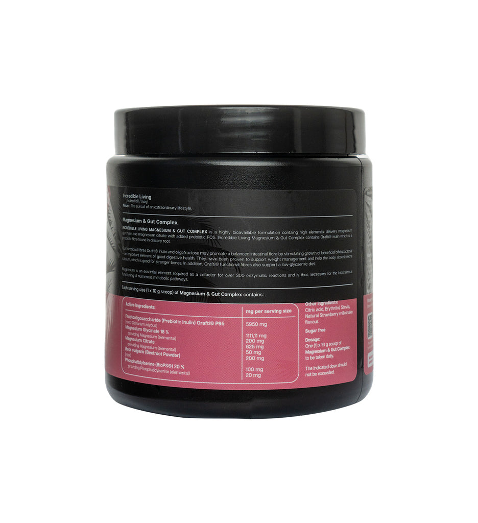 Magnesium & Gut Complex - NAPPI CODE: 3007472001 – Incredible Living SA